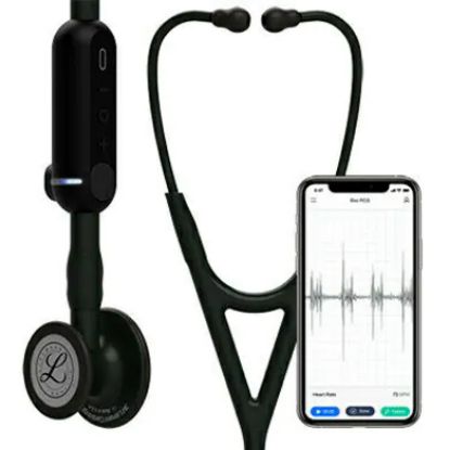 Stethoscope 3M Littmann Electronic Core Digital With Black Chestpiece Model 8490