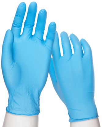 Nitrile Exam Gloves Premier Blue x 150 Medical World