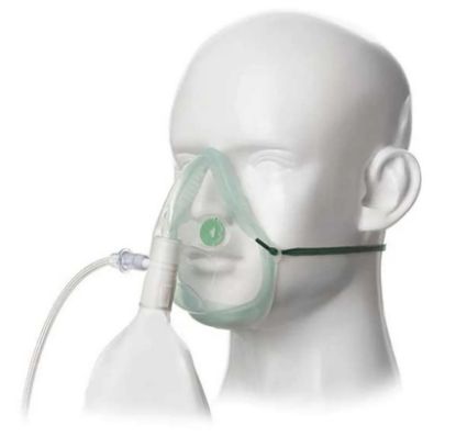 Mask Non Rebreathing Oxygen High Concentration Adult With Bag Tubing x 1